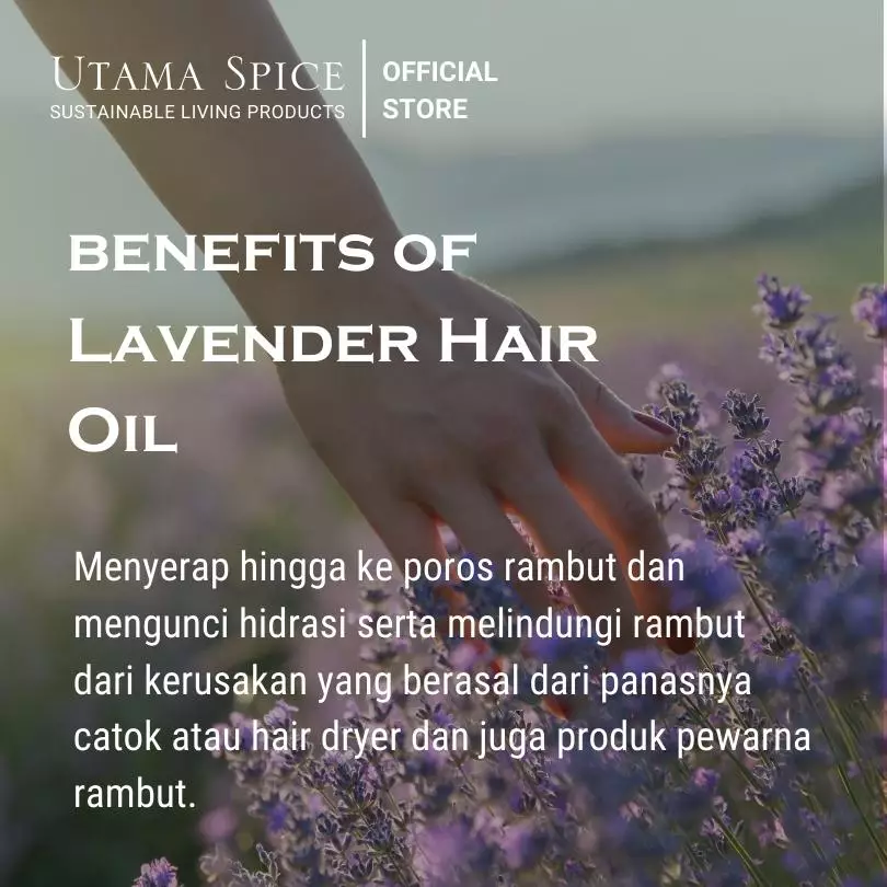 Jual Utama Spice Utama Spice Lavender Hair Oil 60 ml Original 2024 ...