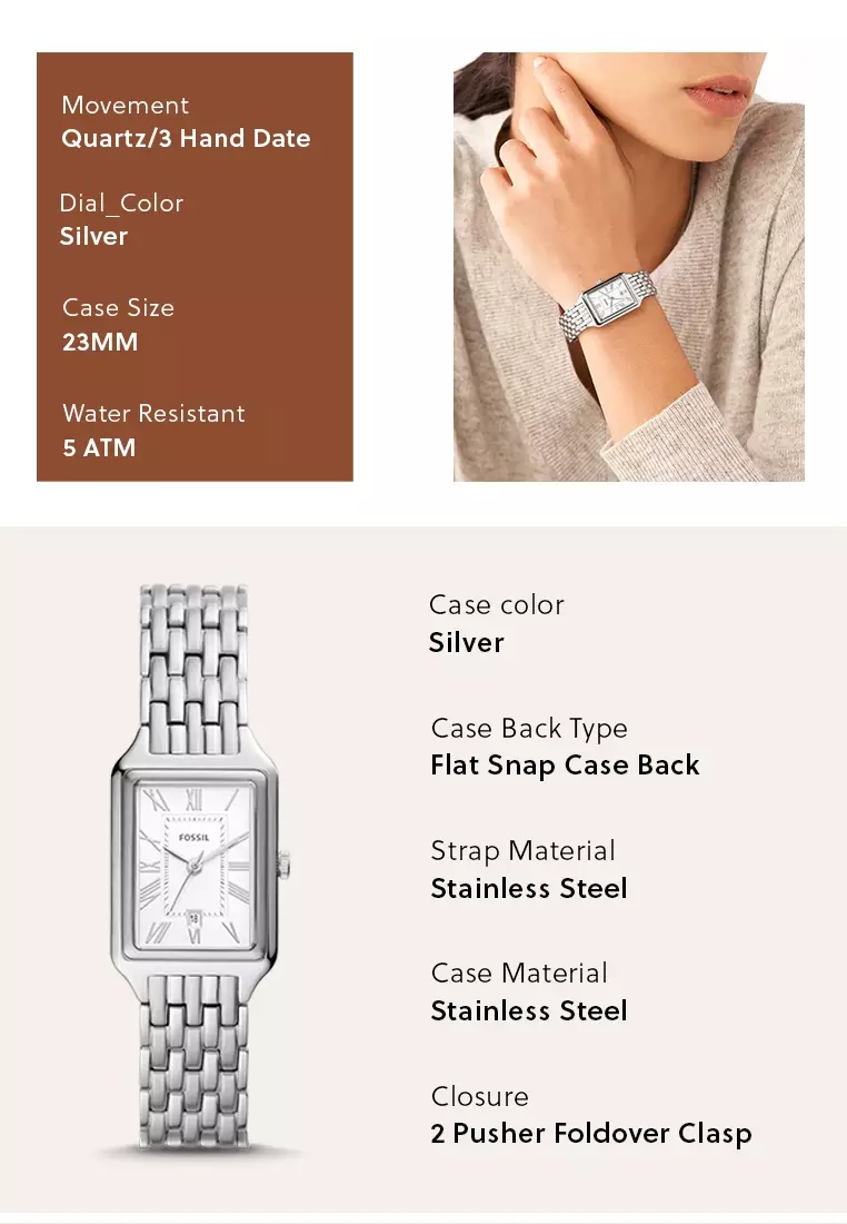 Buy Fossil Raquel Watch ES5221 2025 Online | ZALORA