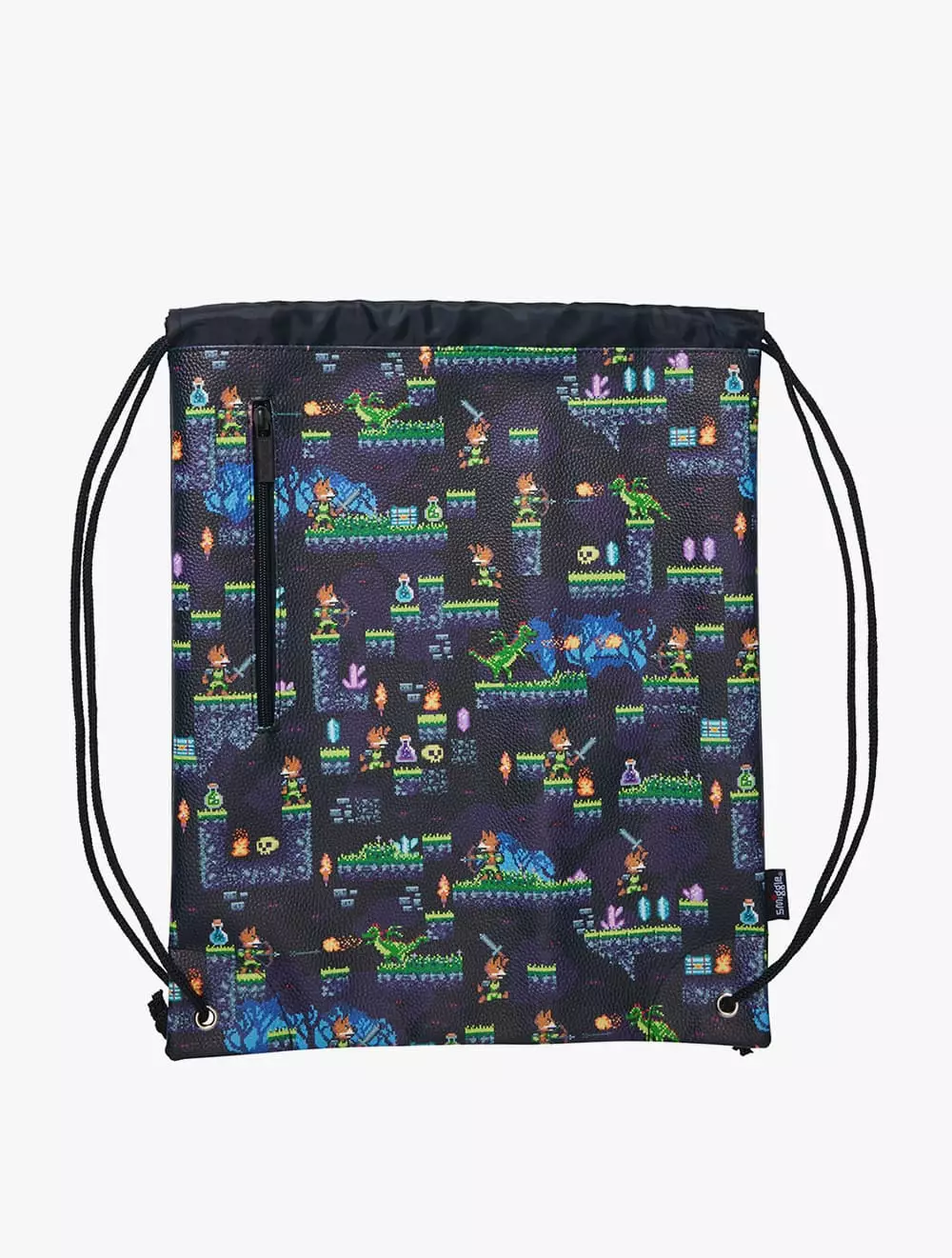 Jual Smiggle Smiggle Freestyle Drawstring Bag - IGL455016BLK Original ...