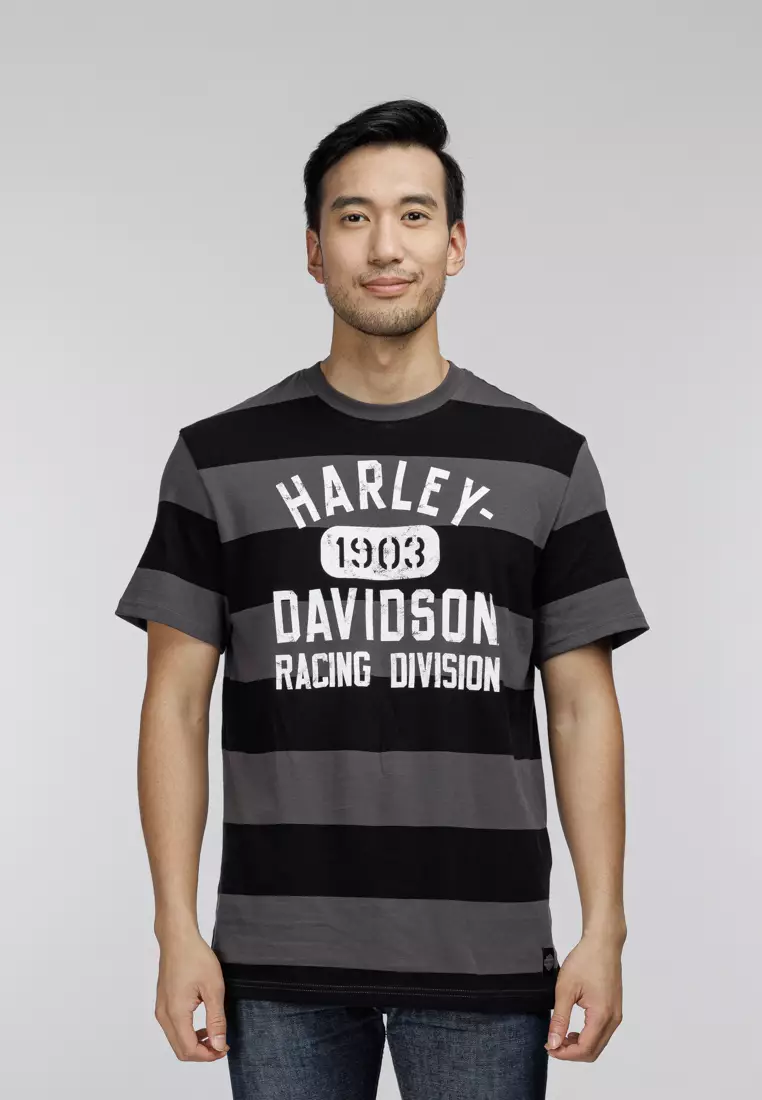 Buy Harley Davidson Harley-Davidson Racing Striped Tee 2024 Online | ZALORA Philippines