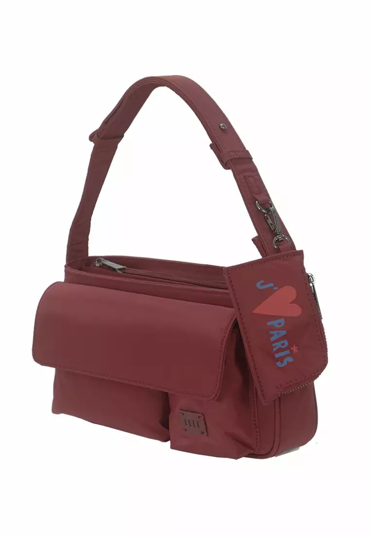 Jual ELLE Elle Handbag B05-EL-3216 Red With Pouch acc Original 2025 ...