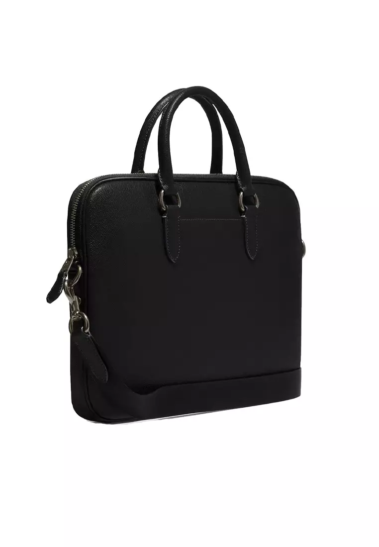 Coach COACH Liam Compact Brief Black CJ652 2025 | Buy Coach Online ...