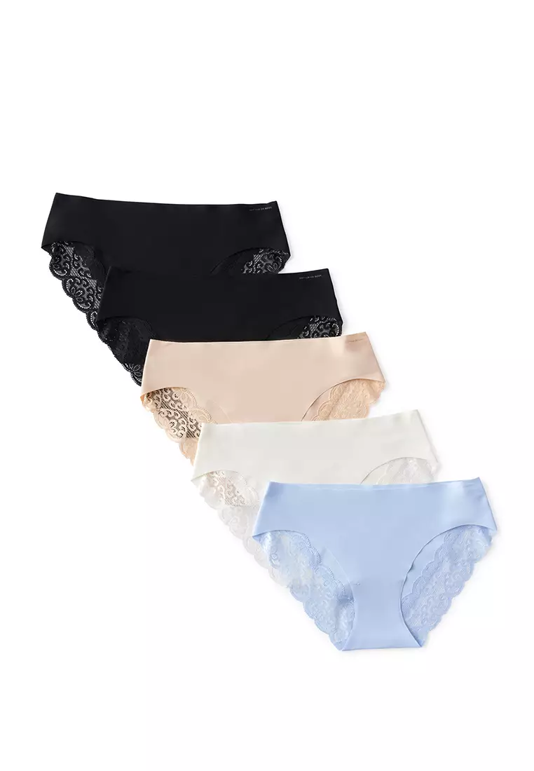 Buy Cotton On Body Party Pants Seamless Bikini Briefs 5 Pack 2026 ...