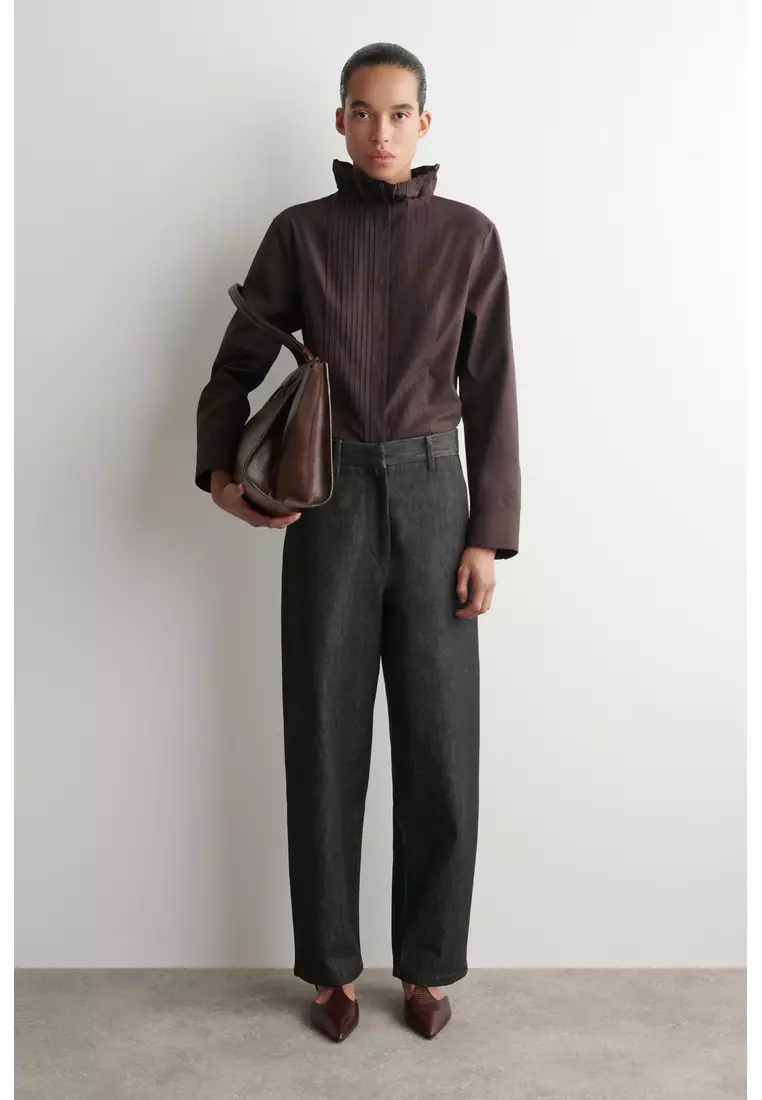 Buy COS PINTUCKED COTTON BLOUSE 2026 Online | ZALORA
