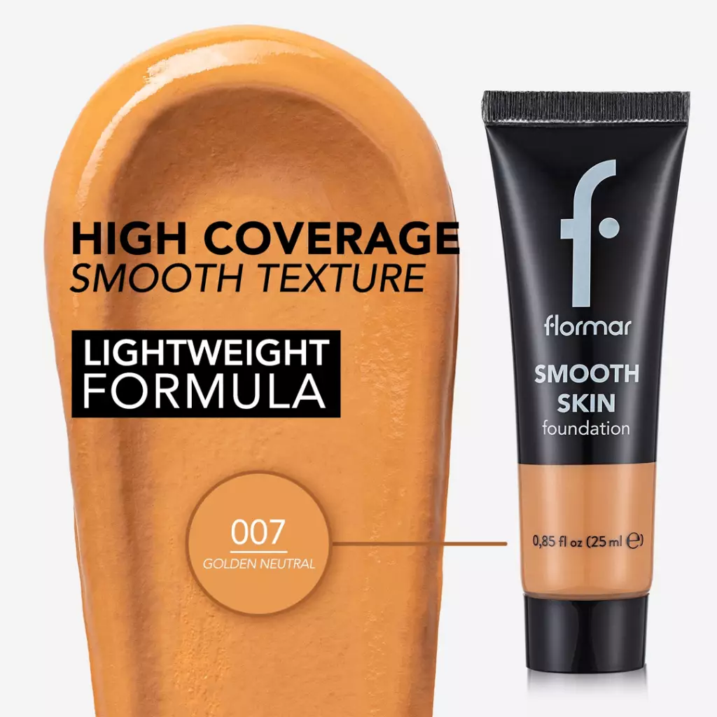Jual FLORMAR Flormar Smooth Skin Foundation - 007 Golden Neutral Original 2025 | ZALORA Indonesia