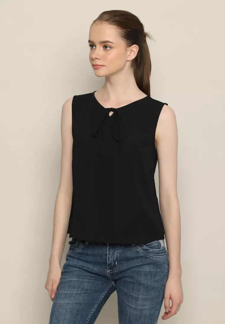Jual FAME Atasan Tanktop Wanita Hitam - 9221545 Original 2025 | ZALORA ...