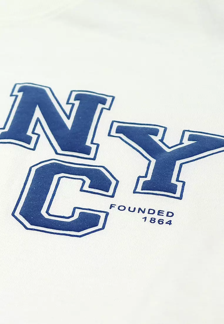 Buy POP Shop Men's White Graphic T-Shirt "NYC Five Boroughs" 2025 ...