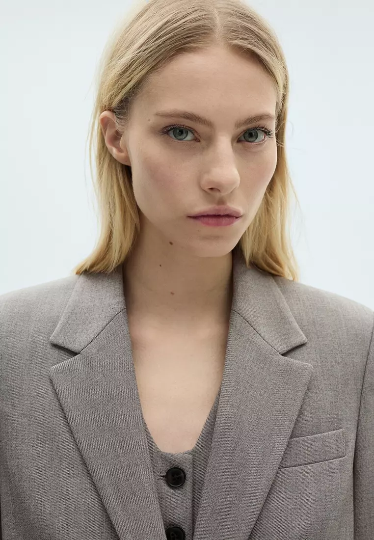 Jual Mango Straight Jacket With Flap Pockets Original 2025 | ZALORA ...