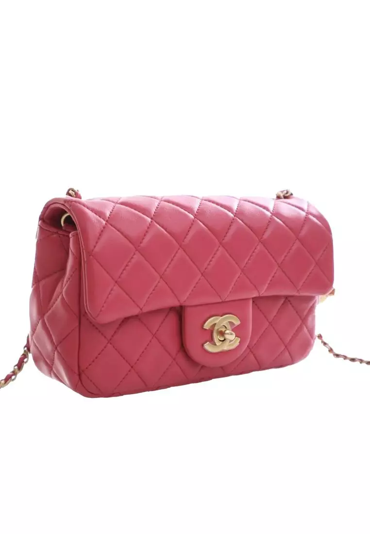 Buy Chanel Pre-Loved Chanel Mini Rectangular Classic Lambskin Pearl ...