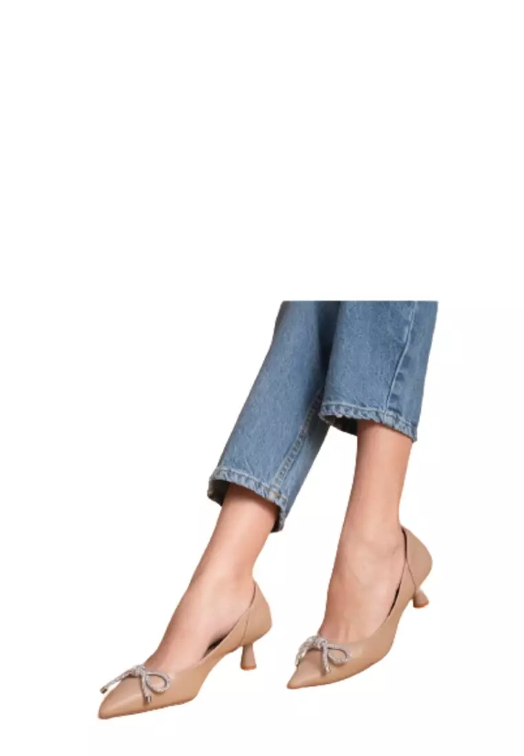 Jual PRETTY FIT Sherrie Pumps Taupe Original 2024 | ZALORA Indonesia