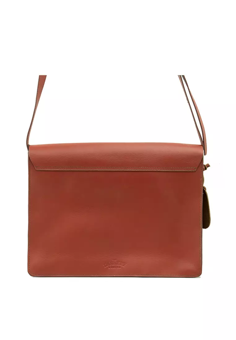 Buy The Tannery Manila Radcliff Leather Messenger bag 2024 Online ...
