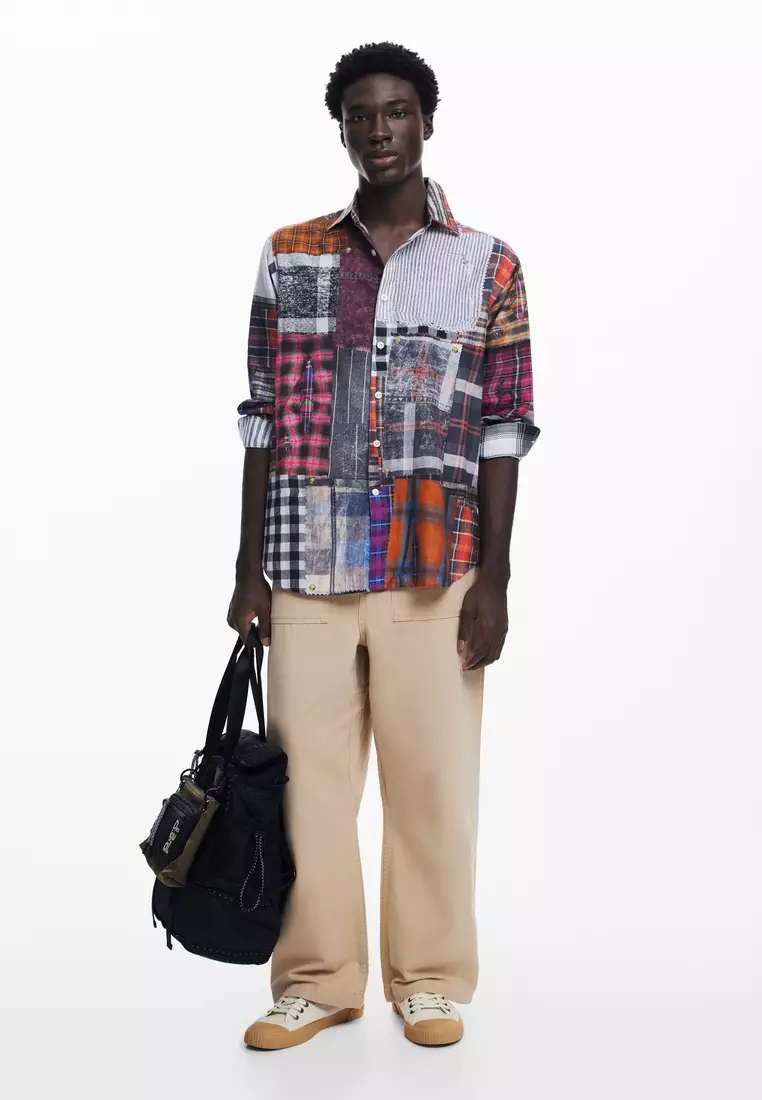 Buy Desigual Desigual Man Patched shirt 2025 Online | ZALORA