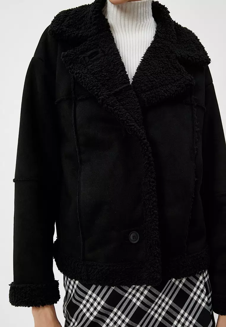 Buy KOTON Shearling Jacket 2026 Online | ZALORA Philippines