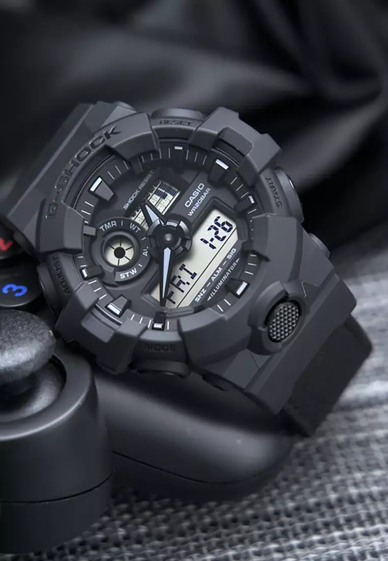Buy G-Shock Men's Analog-Digital Watch GA-700BCE-1A Black CORDURA® Eco ...