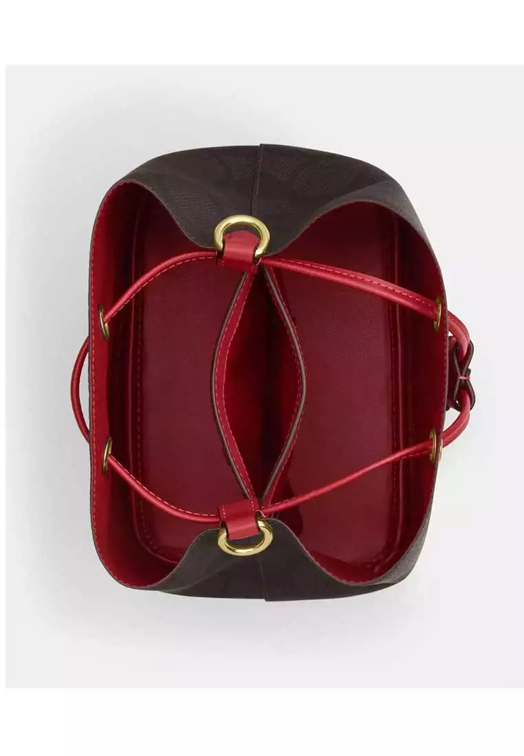 Buy Coach Rowan Bucket Bag In Maxi Signature Canvas 2025 Online | ZALORA