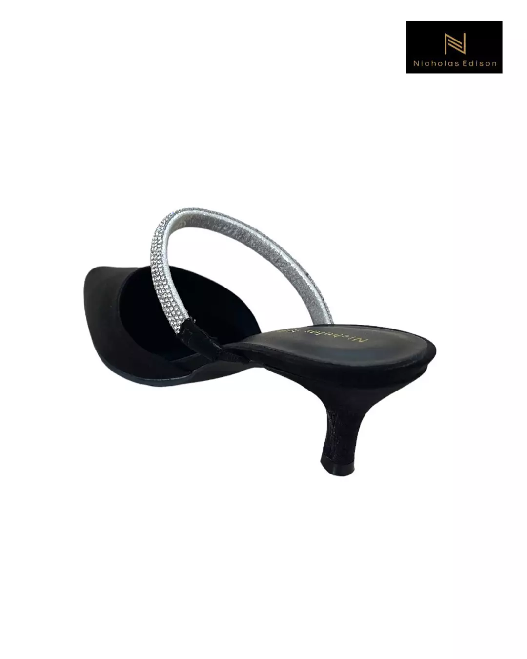 Jual NICHOLAS EDISON Nicholas Edison Heel Alanis Black Original 2024 ...