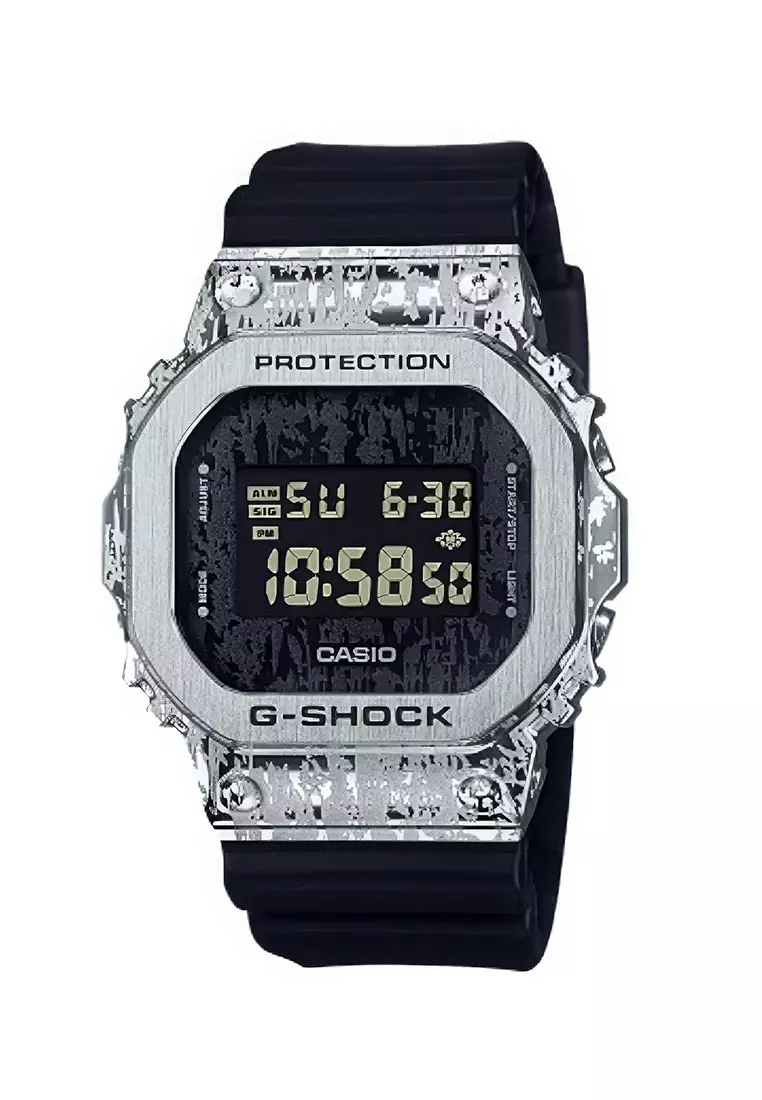 Jual G-shock Casio G-SHOCK Jam Tangan Pria - Black Silver - Resin - GM ...