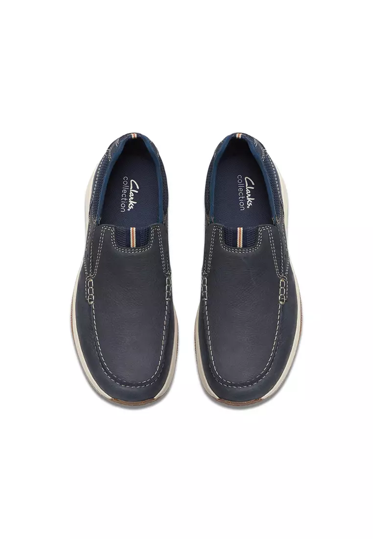 Buy CLARKS Mens Sailview Step Navy Nubuck 2025 Online | ZALORA
