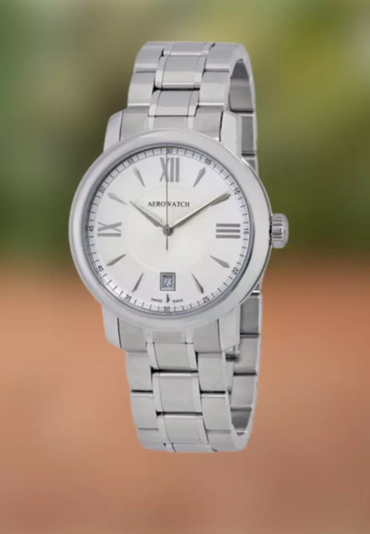 Buy Aerowatch RENAISSANCE 40mm QUARTZ MEN WATCH A42937AA01M Online ...