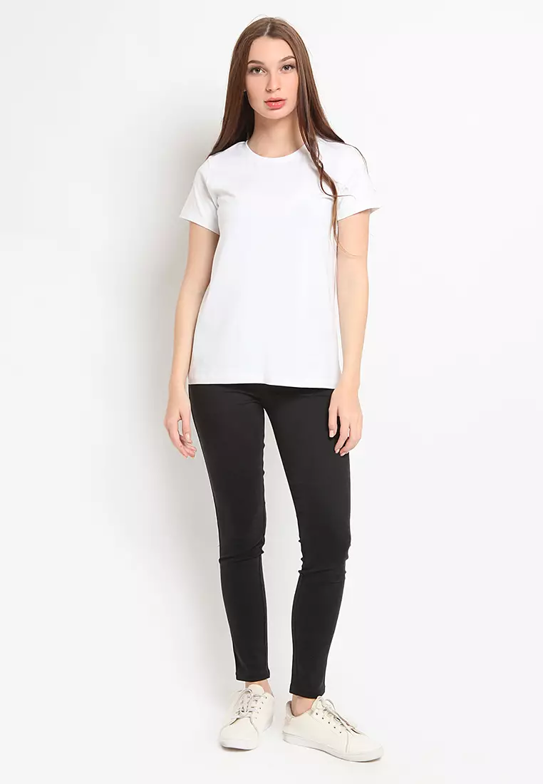 Jual Executive Basic Round Neck Cotton T-Shirt Original 2025 | ZALORA Indonesia