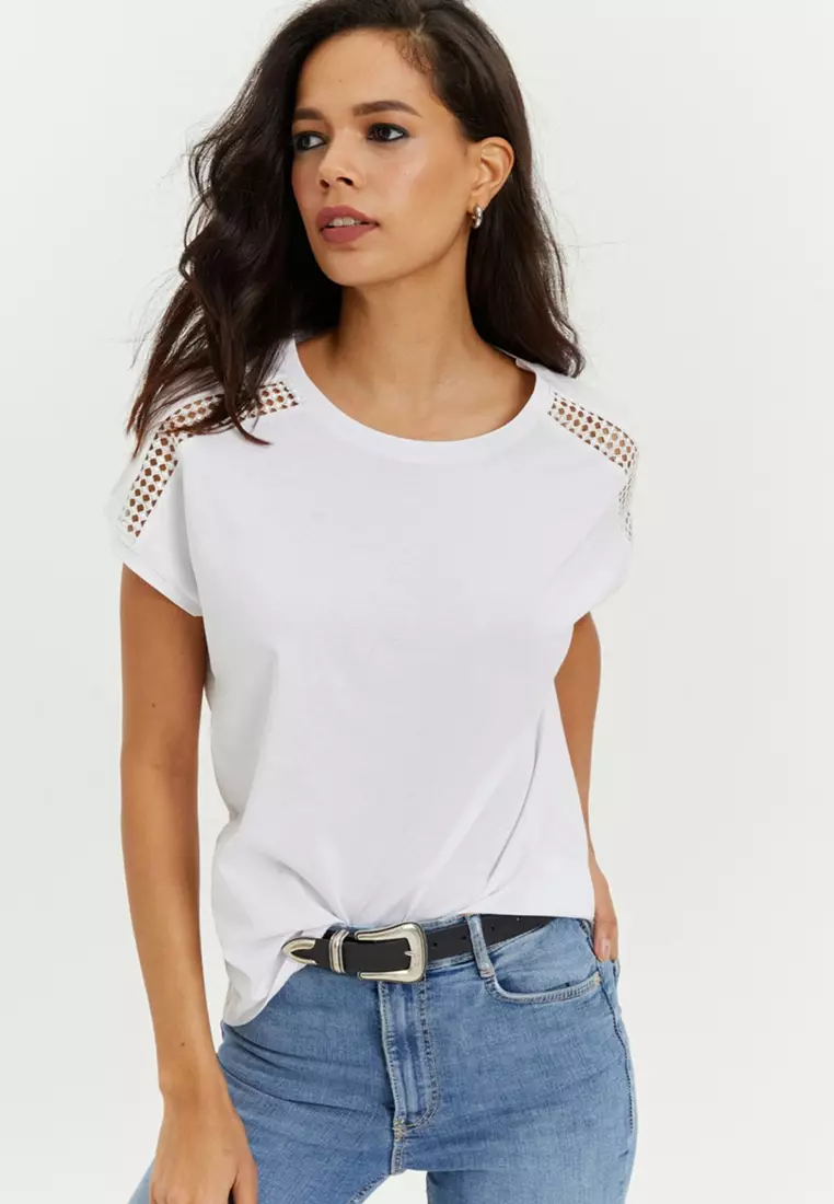Buy Cool & Sexy Openwork Top 2025 Online | ZALORA