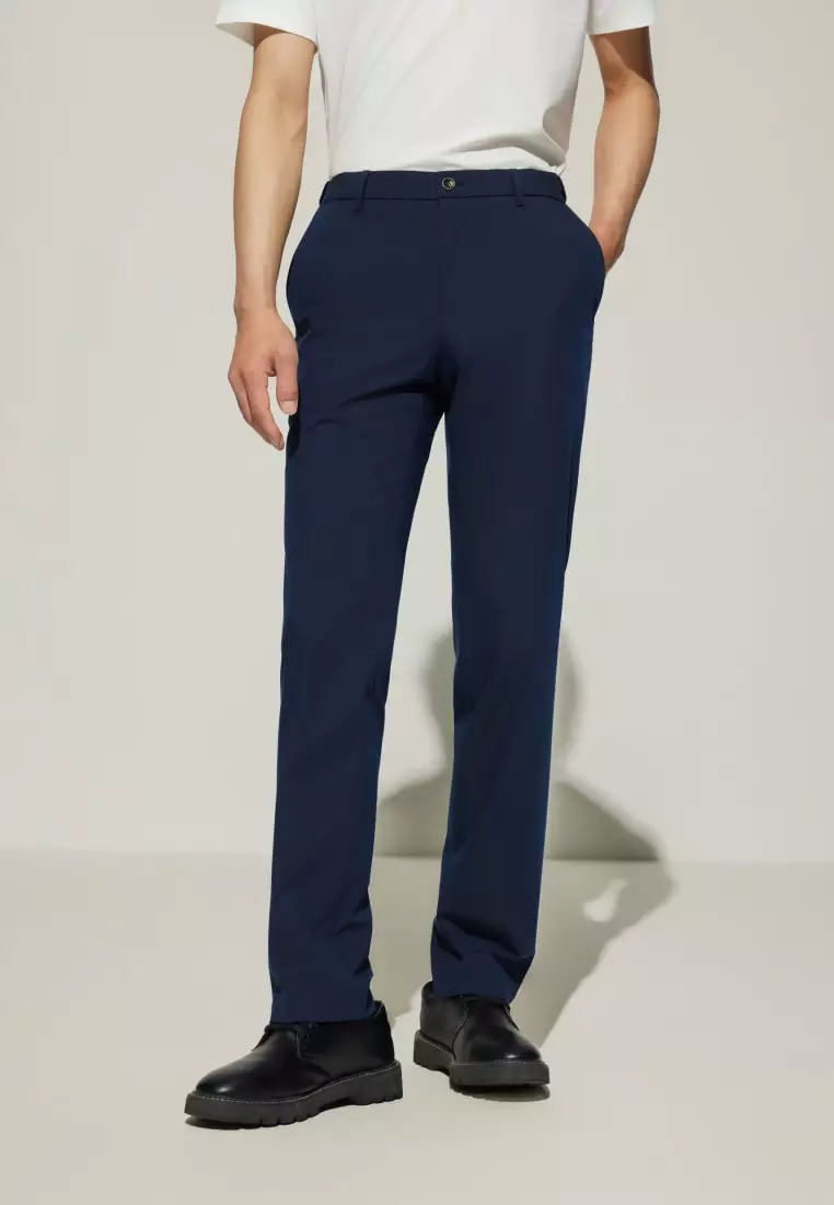 Buy G2000 G2000 Cool Touch Multi-Way Stretch Slim Fit Plain Weave ...