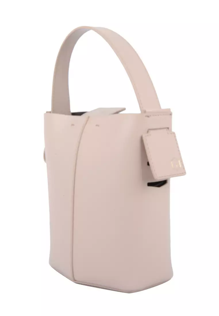 Buy RO Bags Terranova Felucca Mini Top Handle Bucket Bag in Rose Cloud ...