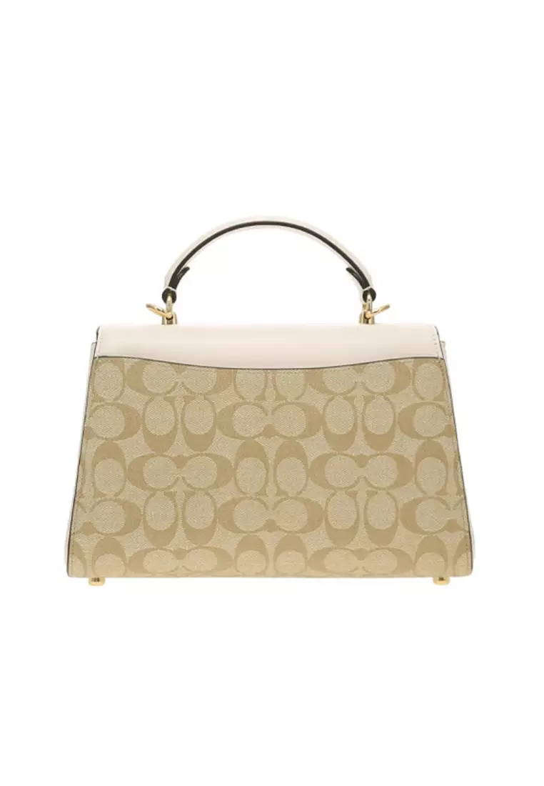 Coach Eliza Top Handle In Signature Canvas Cp007 2025 | Buy Coach ...