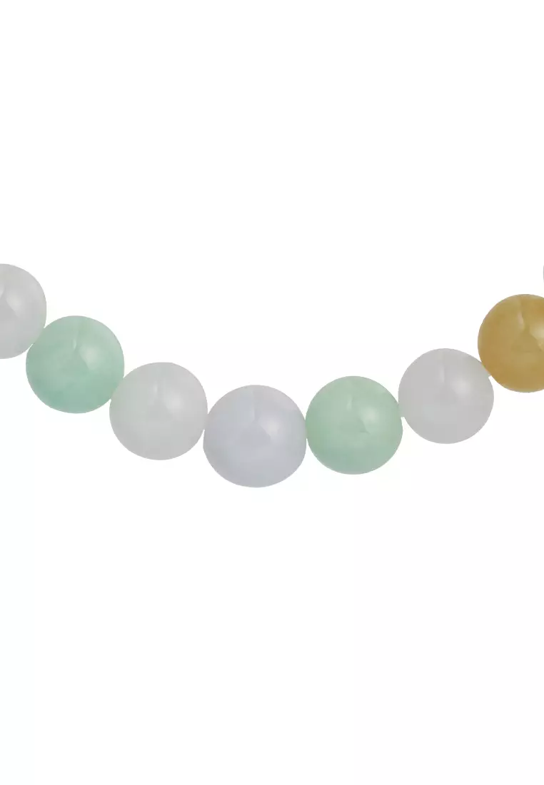 Buy TOMEI TOMEI 翡翠三彩 Palace Grace Jade Bracelet Online | ZALORA Malaysia