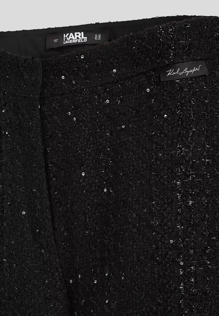 Buy KARL LAGERFELD SPARKLE BOUCLE PANTS 2025 Online | ZALORA