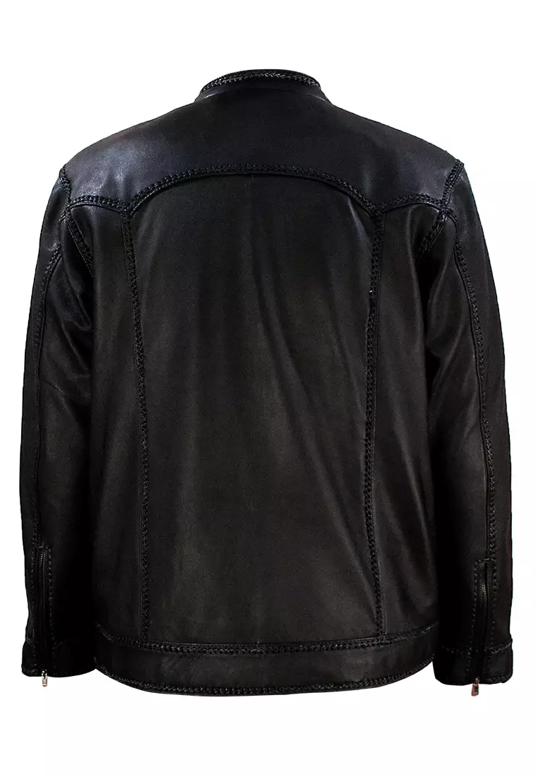 Jual JAVA SEVEN Java 7 Leather JAKET PRIA [JVJ 082] Kulit Asli Original ...