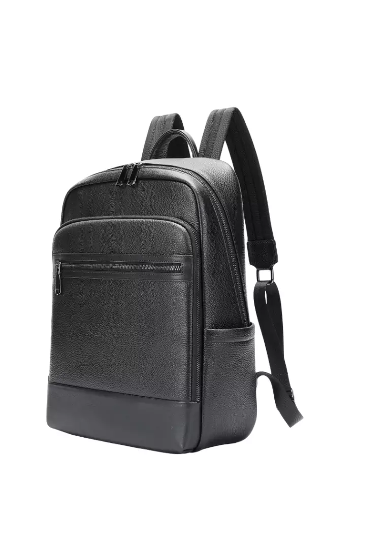 Lara First Layer Cowhide Backpack, Men's Handmade Genuine Leather ...