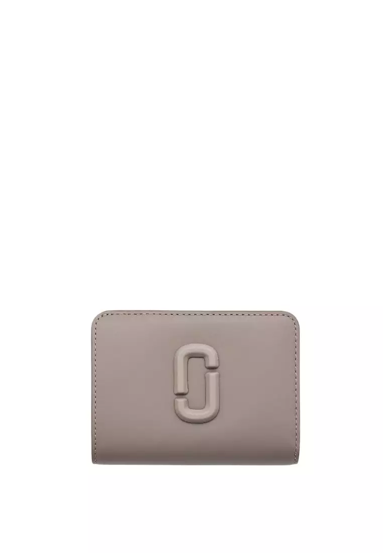 Jual Marc Jacobs The Covered J Marc Mini Compact Wallet Cement Original ...