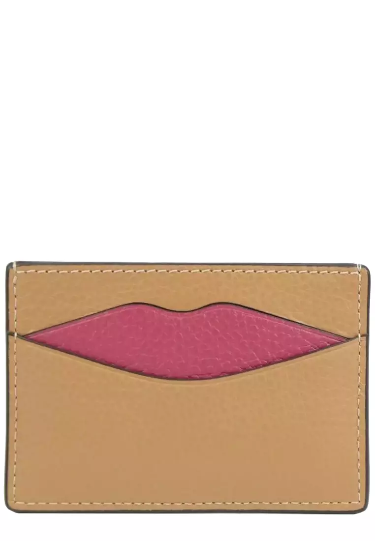Buy Coach Lip Card Case in Latte Multi CW926 2026 Online | ZALORA