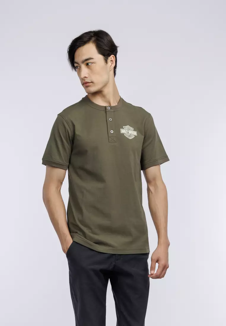 Buy Harley-Davidson Harley-Davidson Combustion Henley 2025 Online ...