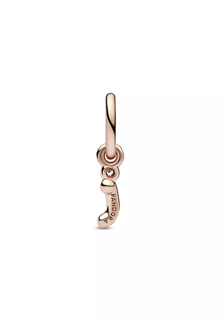 Buy PANDORA Pandora 14K Rose Gold Plated Letter i Script Alphabet ...