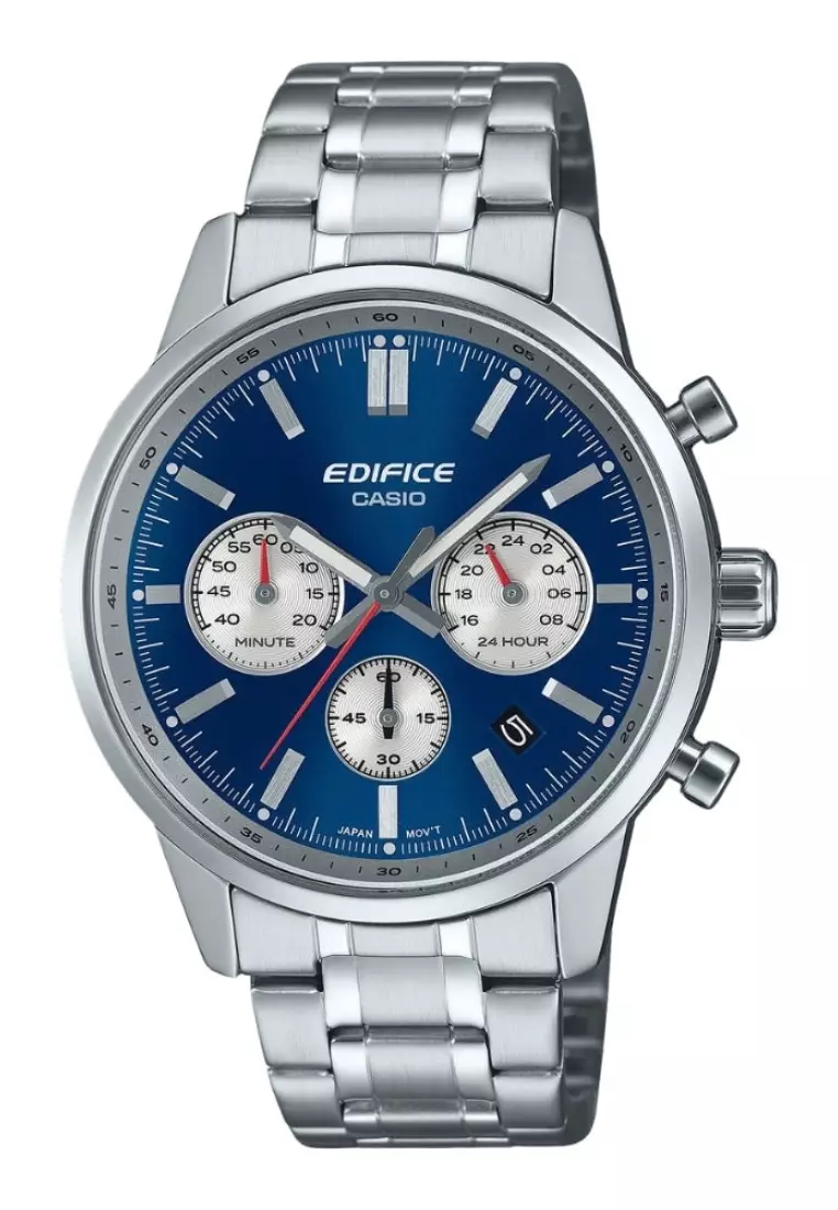 Buy Casio CASIO EDIFICE EFR-575D-2ADF BLUE DIAL STANDARD CHRONOGRAPH ...