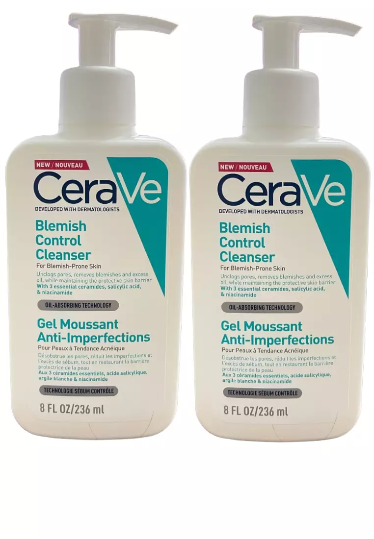 CeraVe Blemish Control Cleanser 2x 236ml 2024 | Buy CeraVe Online ...