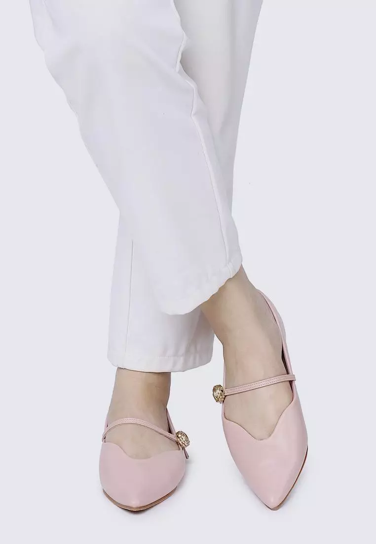 Buy My Ballerine My Ballerine La Rosée Comfy Ballerina In Nude Pink ...