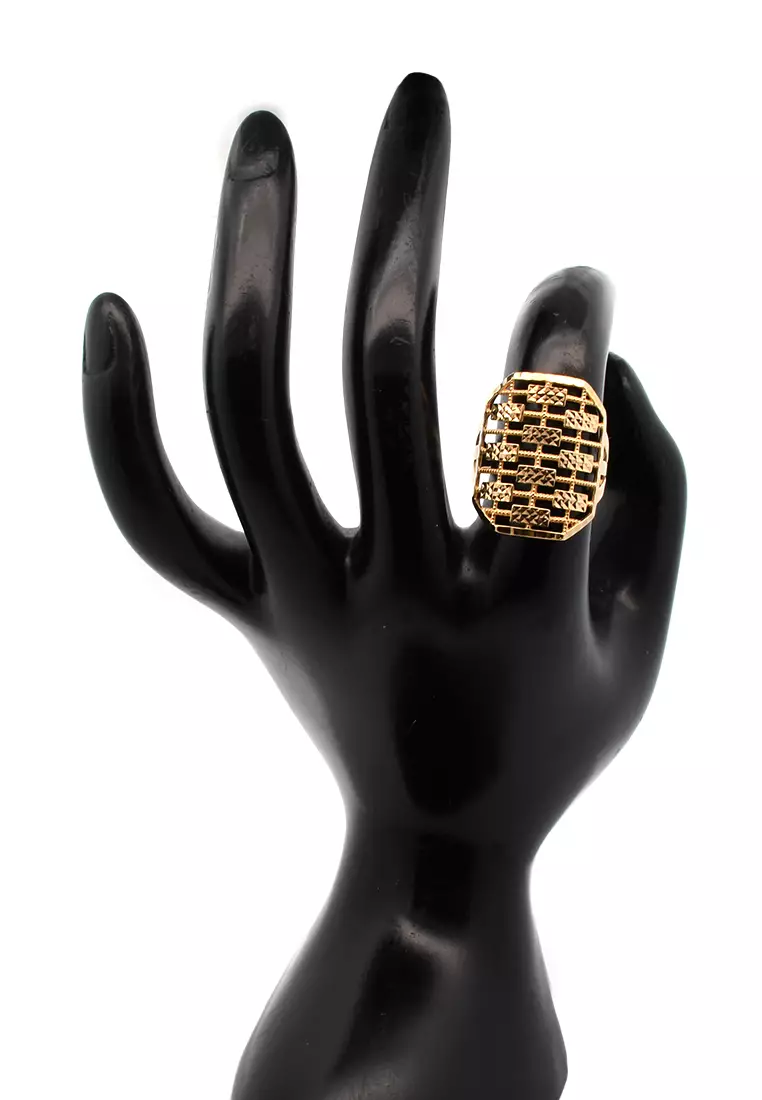 Buy CEBUANA LHUILLIER JEWELRY 18K Italian Made Yellow Gold Lady Ring ...
