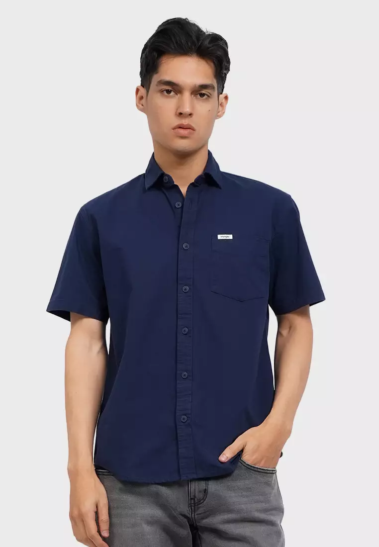 Jual Wrangler Shirt Regular GRAFT 02A25 Original 2025 | ZALORA Indonesia