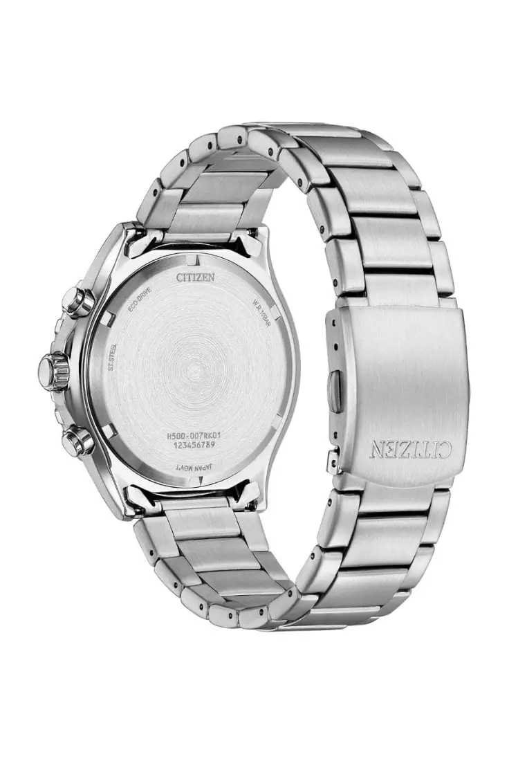 Buy Citizen Citizen Eco-Drive Chronograph Silver Stainless Steel Strap ...