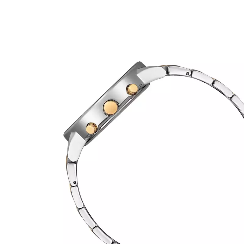 Jual Citizen Jam Tangan Pria Citizen Eco Drive AT2244-84X Men Chronograph Green Dial Dual Tone ...