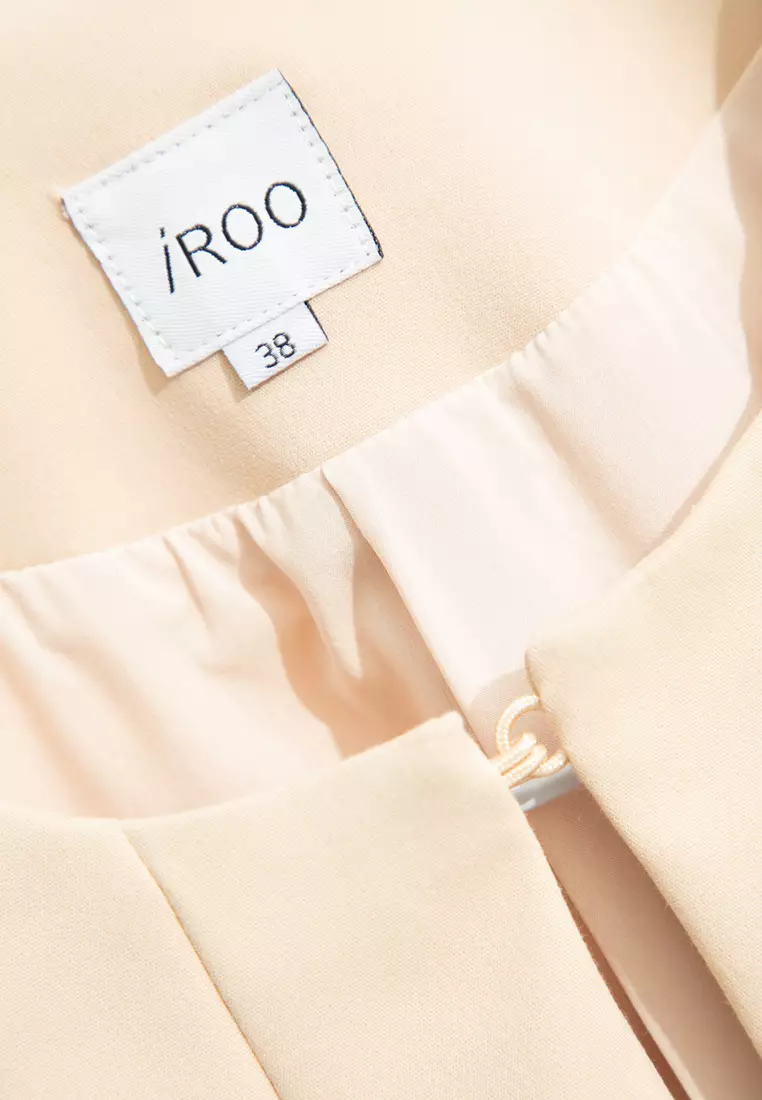 Buy iROO Fitted Waist Long Sleeve Jacket 2026 Online | ZALORA