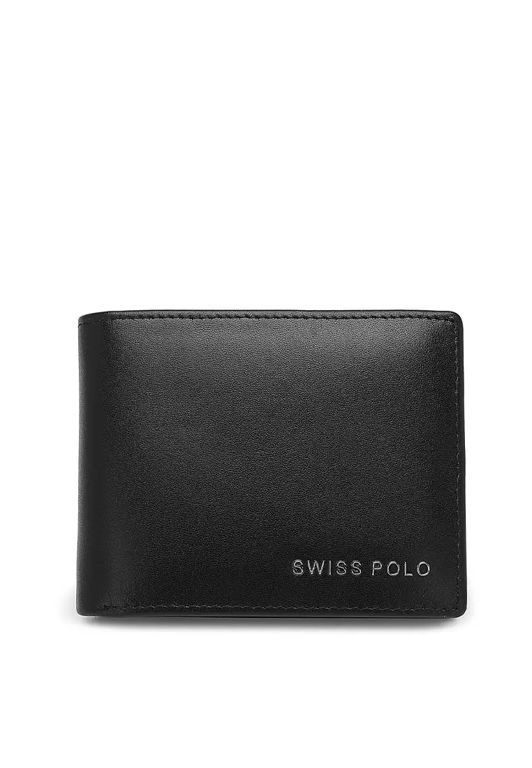 Buy Swiss Polo Men's Genuine Leather RFID Blocking Fortune Wallet ...