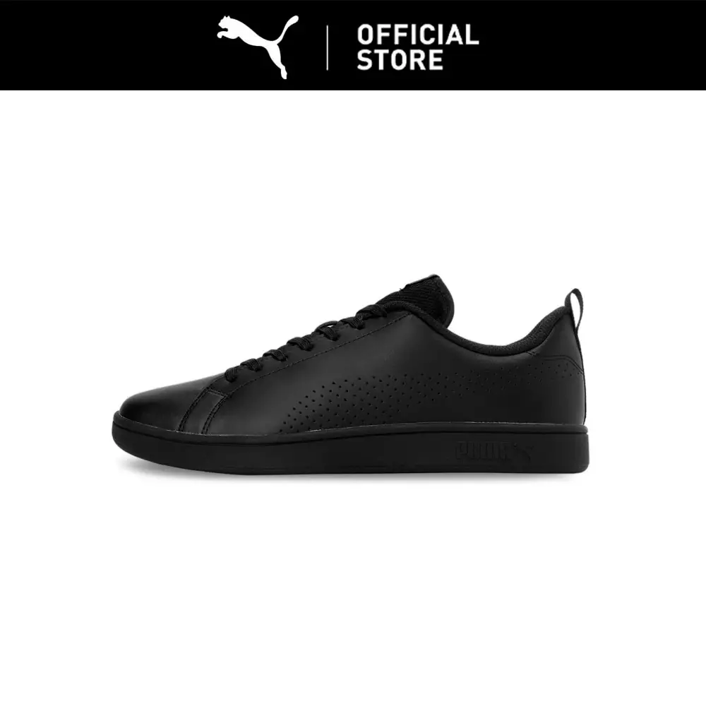 Jual PUMA PUMA Smash Ace Trainers Unisex Black-White Original 2025 ...
