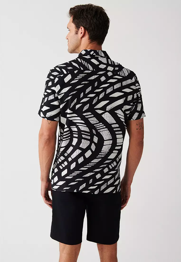 Buy Avva Regular Fit Viscose Shirt 2025 Online | ZALORA