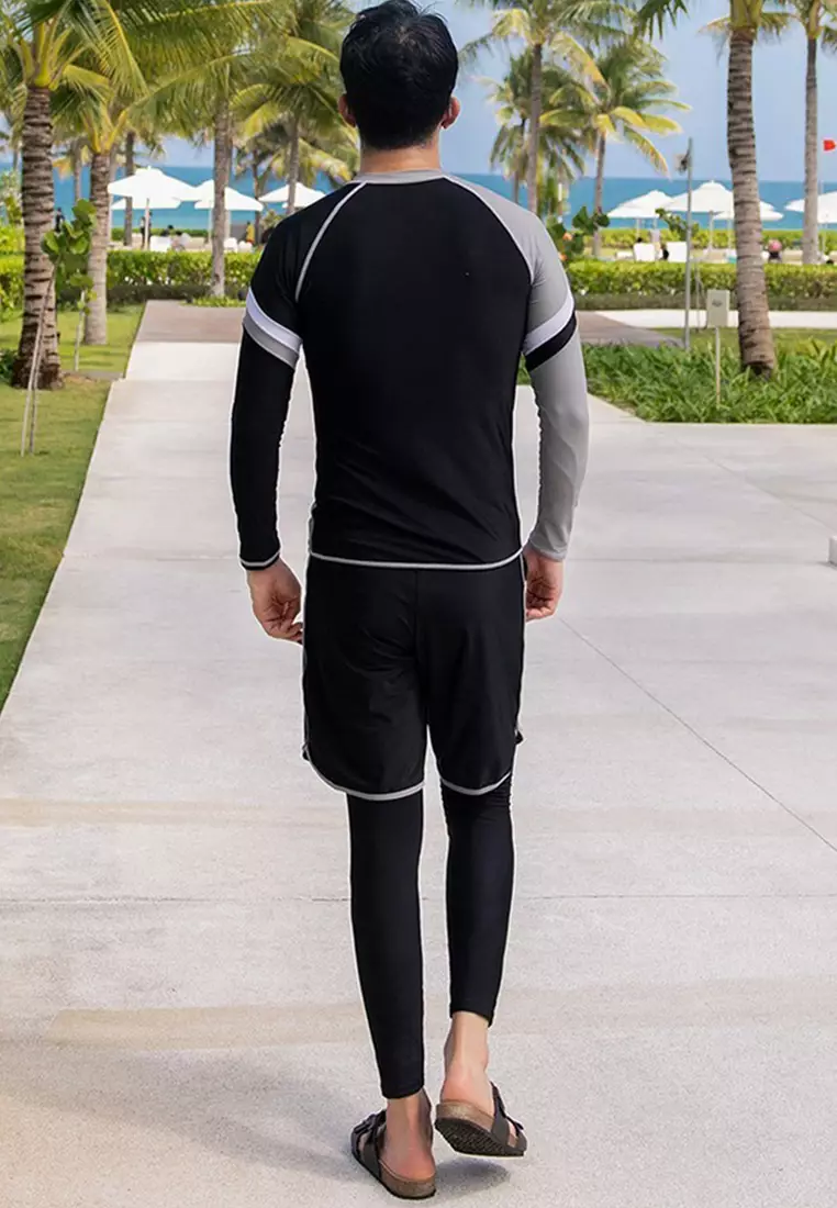 Buy LYCKA LLL3075 Korean Style Men Rash Guard 3-Pieces Set Multi 2025 ...