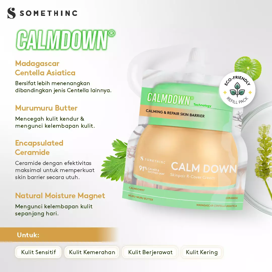 Jual SOMETHINC [Tasya Farasya Approved] SOMETHINC Calm Down! Skinpair Moisturizer - 50ml ...