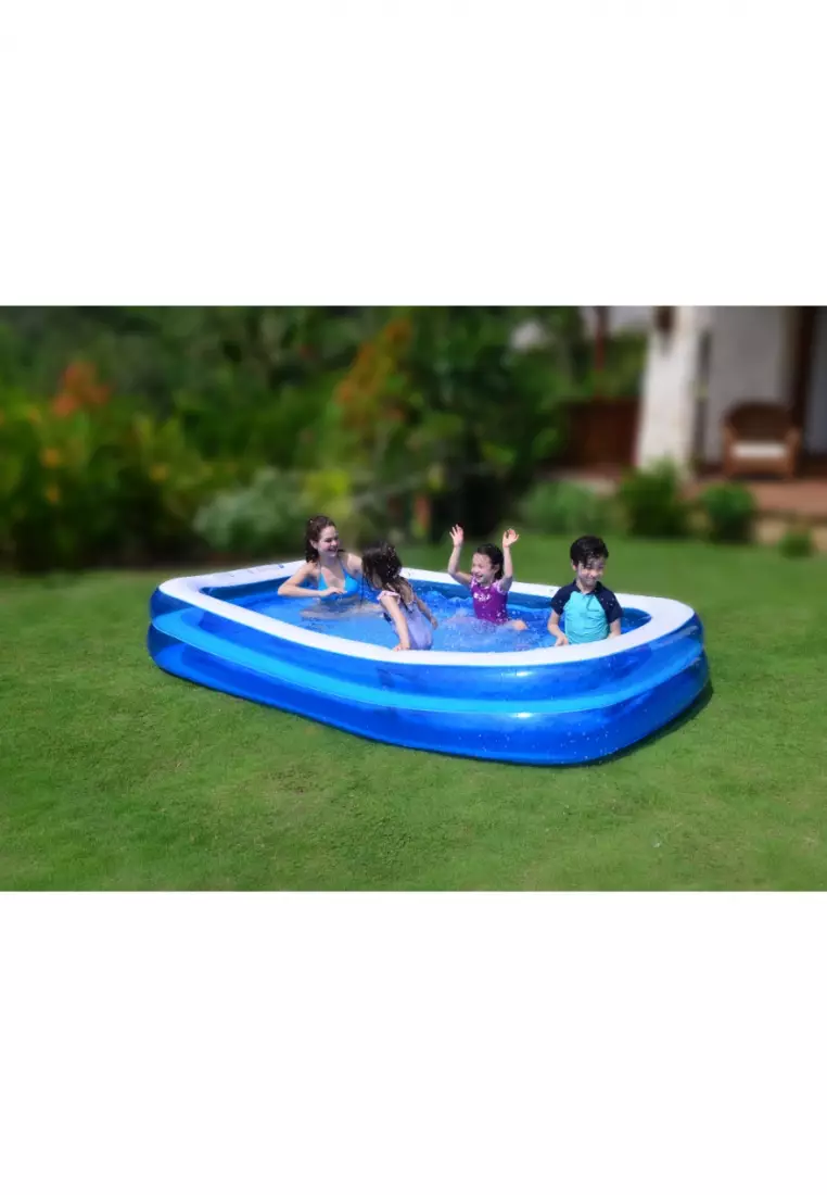 Buy Sunclub Toys Giant Rectangular Inflatable Pool 103X69X20" 2025 ...